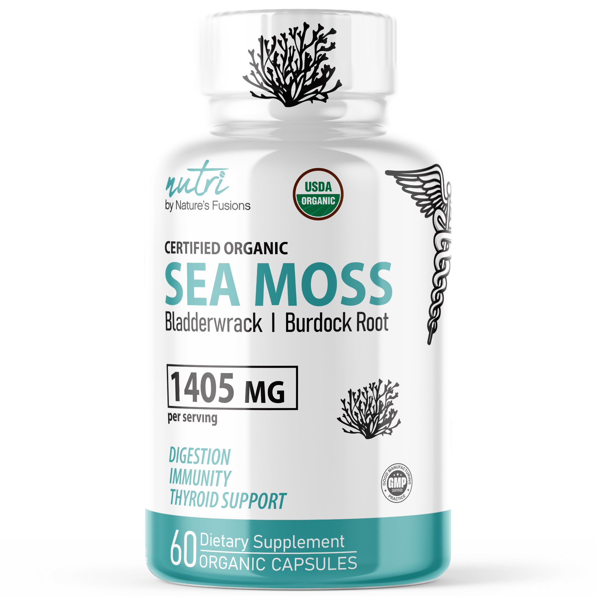 Organic Wild Crafted Sea Moss | Wild Sea Moss | Nutri