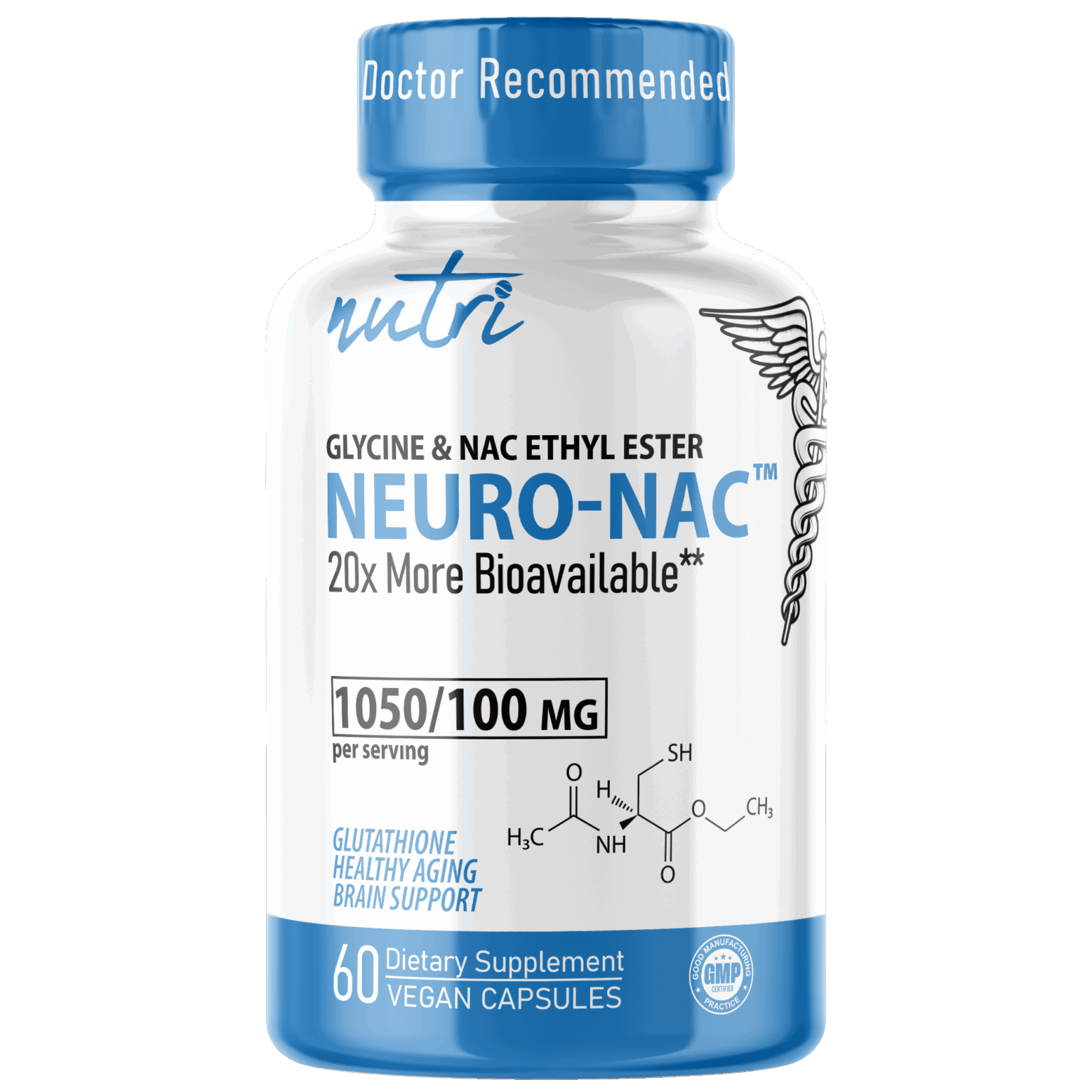 NACET Supplement Nutri Neuro NAC 100/800mg | Nature's Fusions