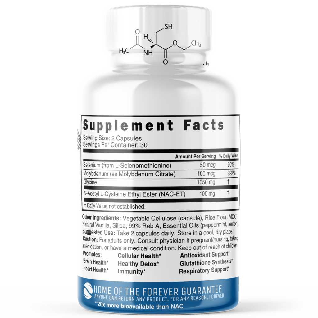 NACET Supplement Nutri Neuro NAC 100/1050mg | Nature's Fusions