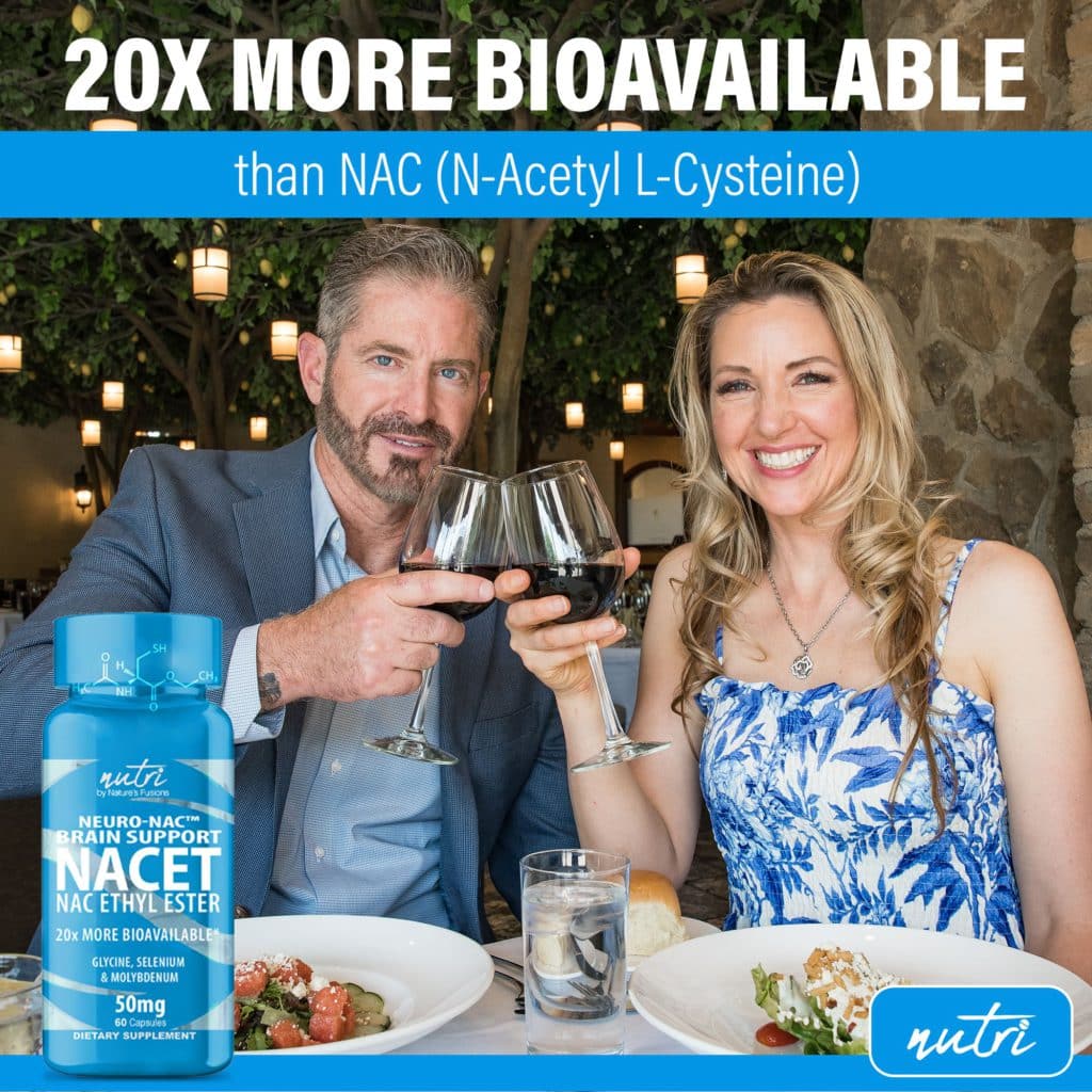 NACET Supplement Nutri Neuro NAC 100/800mg | Nature's Fusions