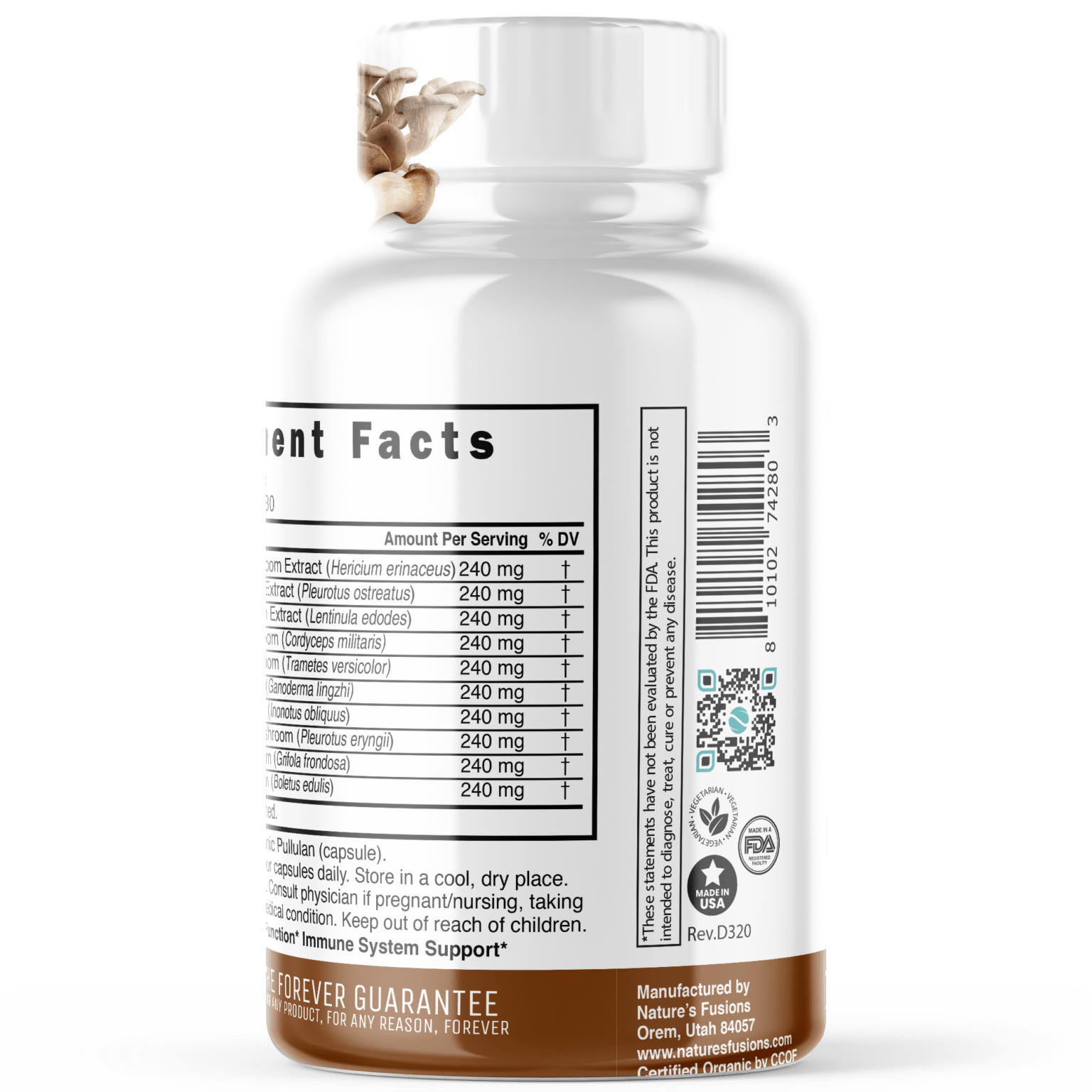 Nutri 10 Mushroom Complex 2400mg