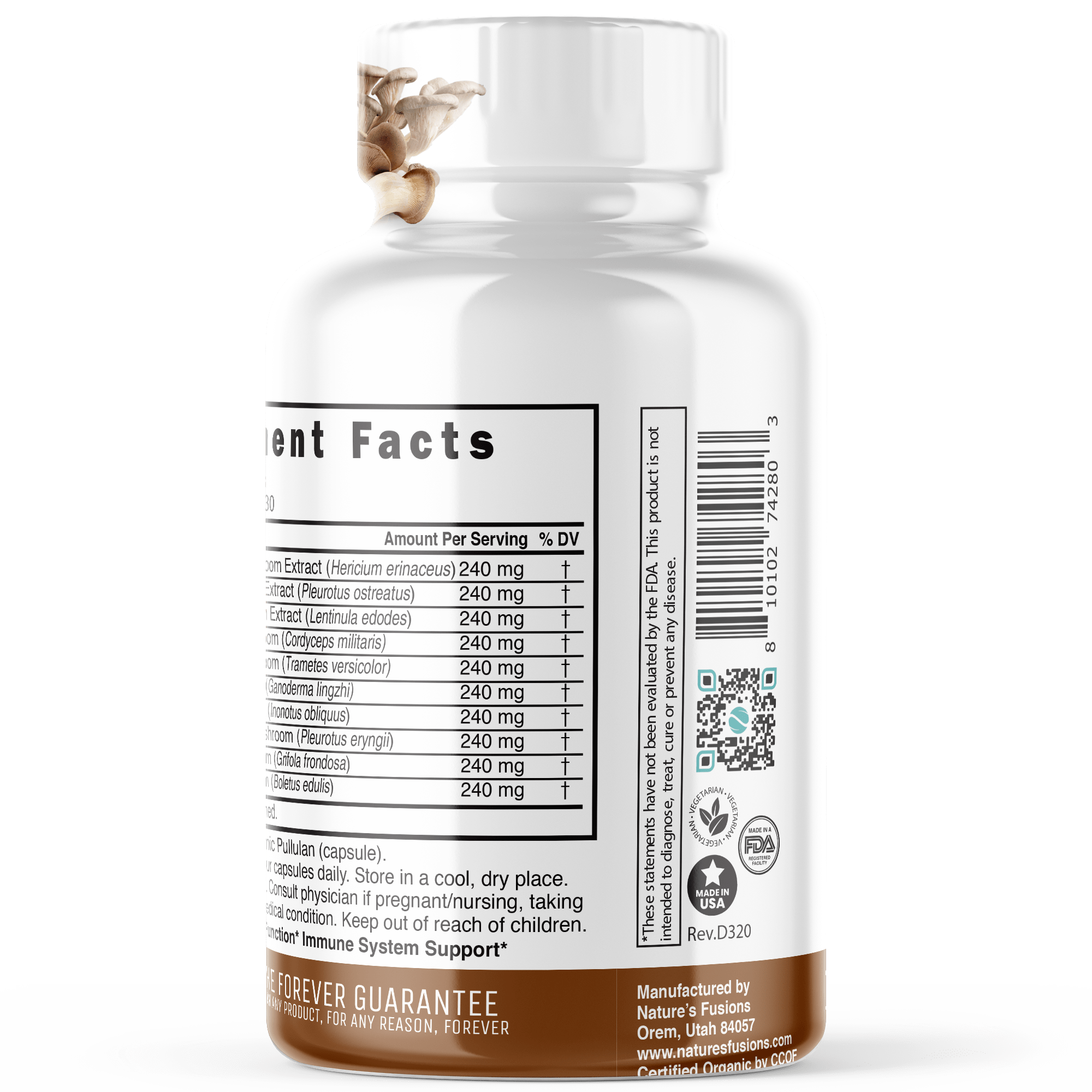 Nutri 10 Mushroom Complex 2400mg