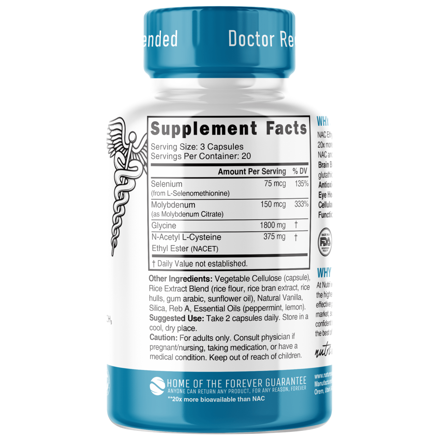 GlyNAC-ET EXTRA Strength (N-Acetyl Cysteine Ethyl Ester)