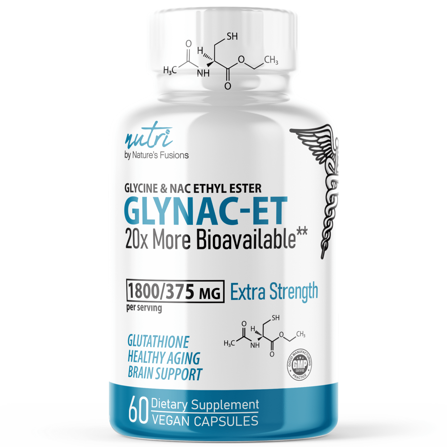 NACET Supplement Nutri Neuro NAC 100/800mg | Nature's Fusions