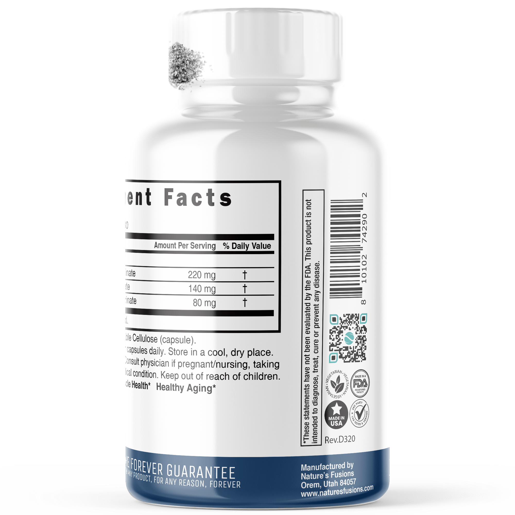 Nutri Triple Magnesium (Glycinate, Malate, Taurinate) 440 mg